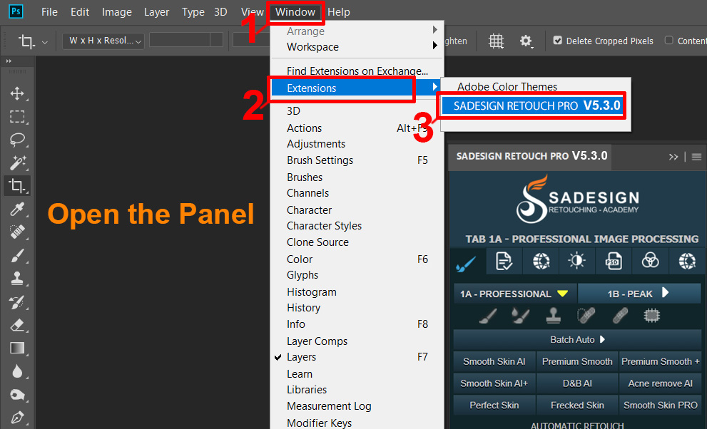 Sadesign specializes in providing Photoshop resources and professional photo editing software