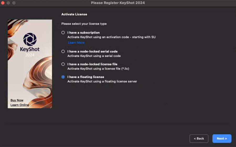 Instructions for downloading and installing KeyShot PRO 2024 MacOS – 3D rendering and animation tool