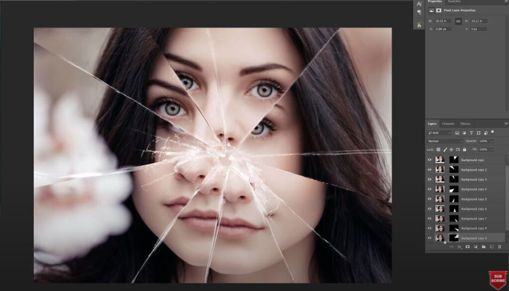 How to Create a Broken Mirror Effect in Photoshop
