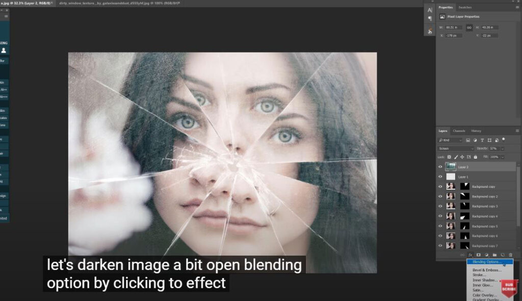 How to Create a Broken Mirror Effect in Photoshop