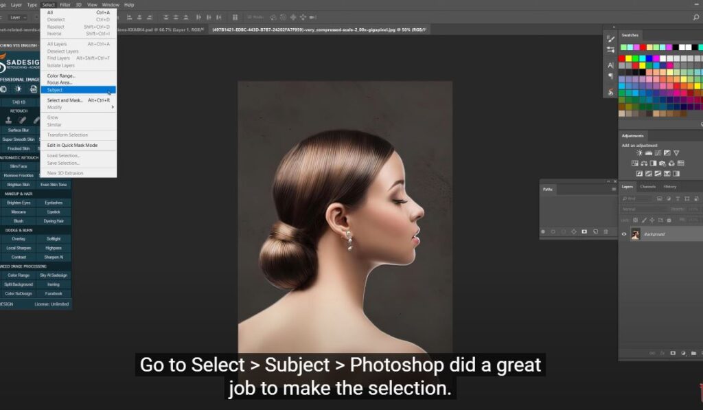 How To Create Text Portrait Effect Easily in Photoshop