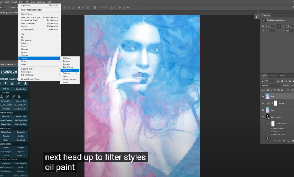 How to Create Watercolor Portrait Effect in Photoshop