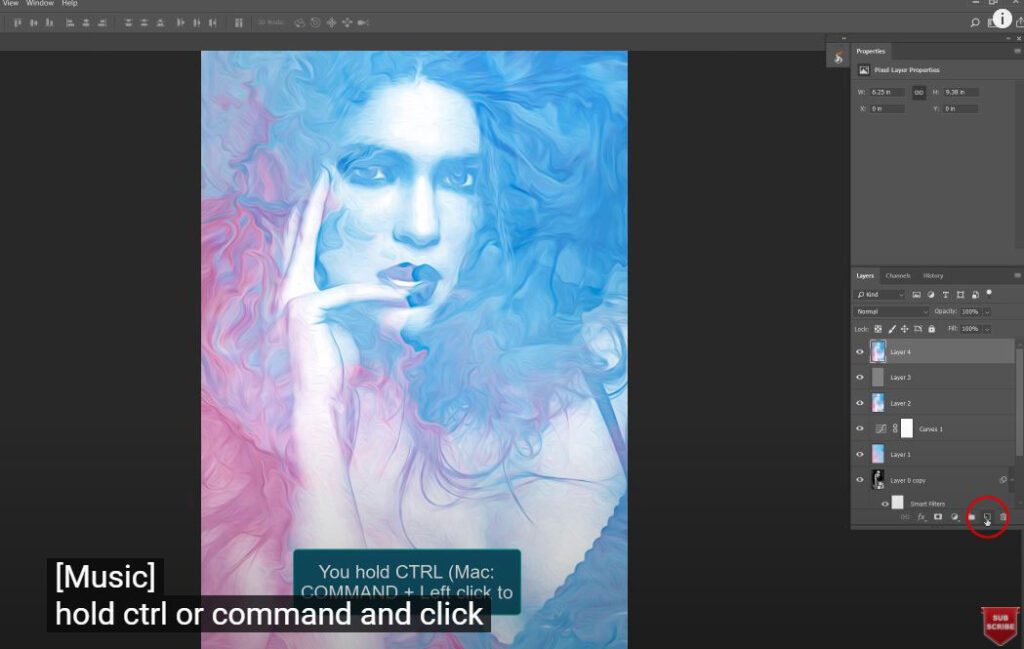 How To Create Watercolor Portrait Effect In Photoshop