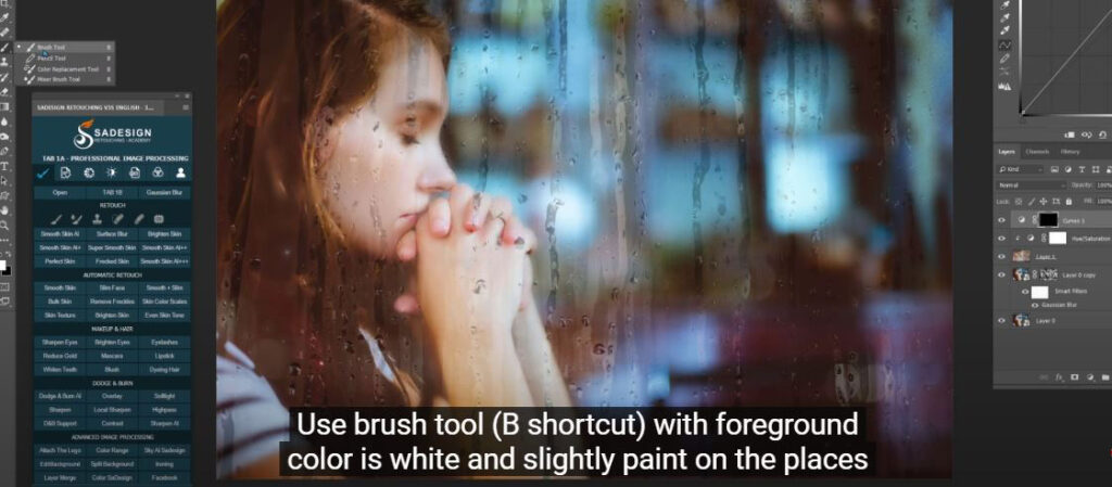 Create Realistic Wet Glass Effect in Photoshop