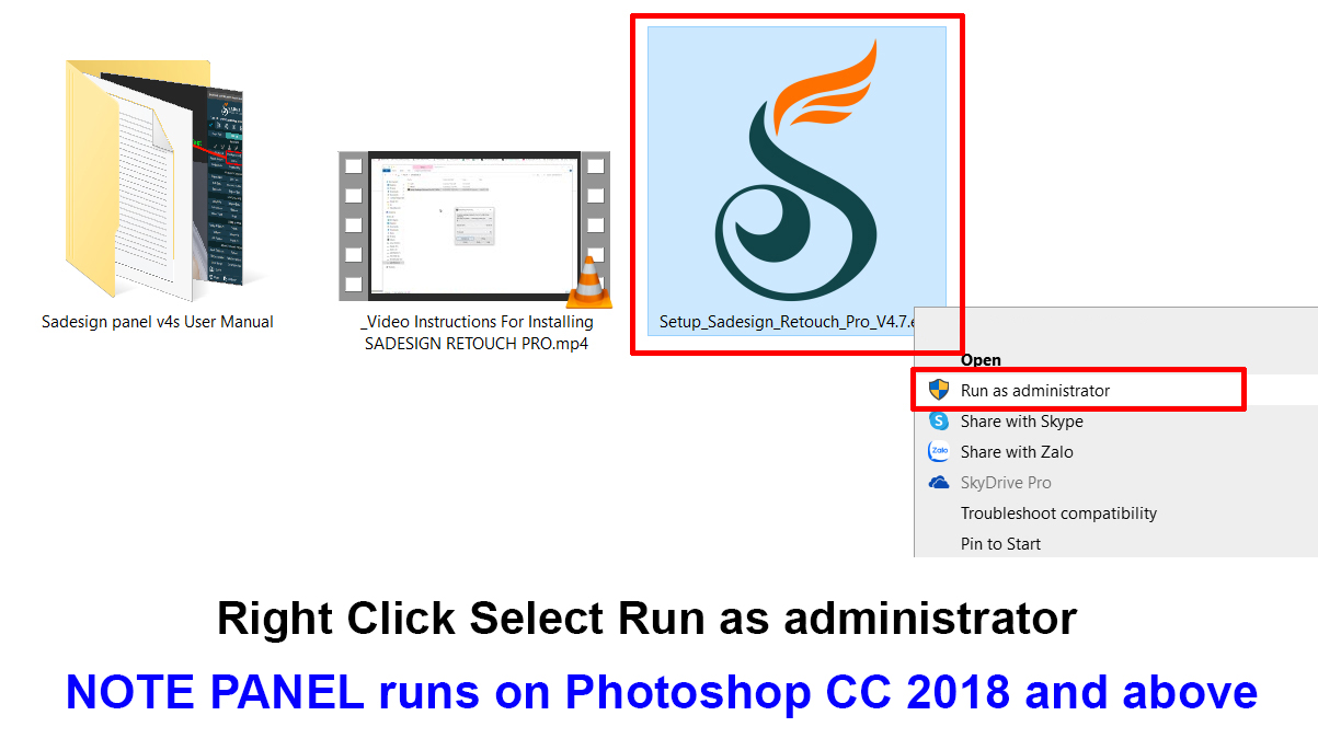 RETOUCH PRO V4S Panel Setup & Activation Guide | SADESIGN